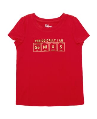Epic Threads Little Girls Genius Graphic T-shirt, Created For Macy's ...