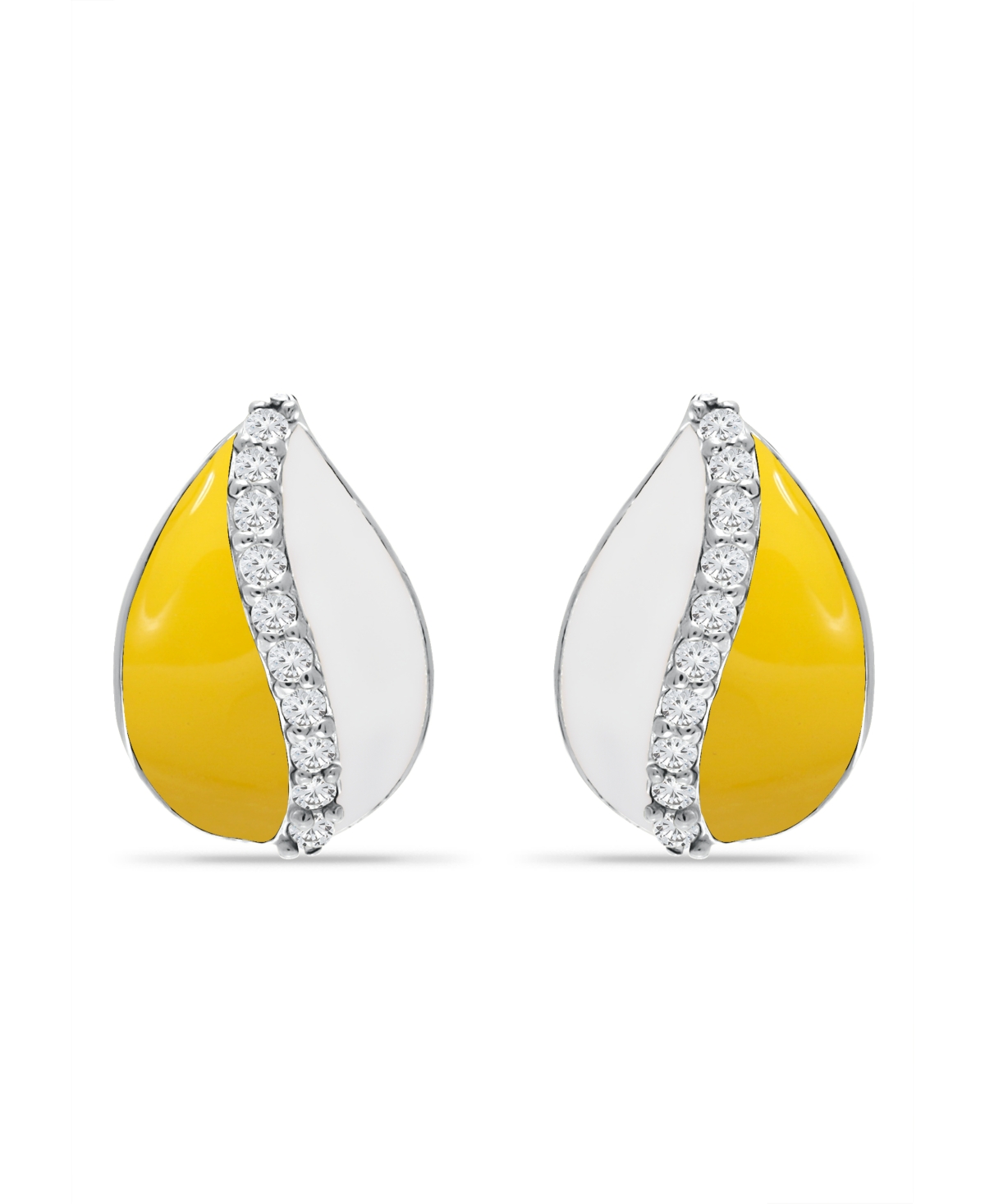Click here for Giani Bernini Cubic Teardrop Huggie Hoop Earrings... prices