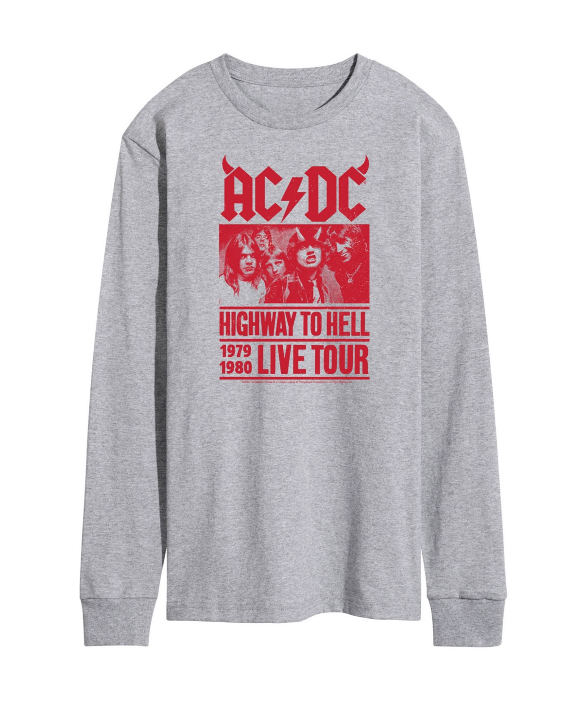 Click here for Mens Acdc Live Tour Long Sleeve T-shirt - Gray prices