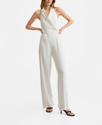 MANGO Women's Cut-Out Back Jumpsuit - Macy's
