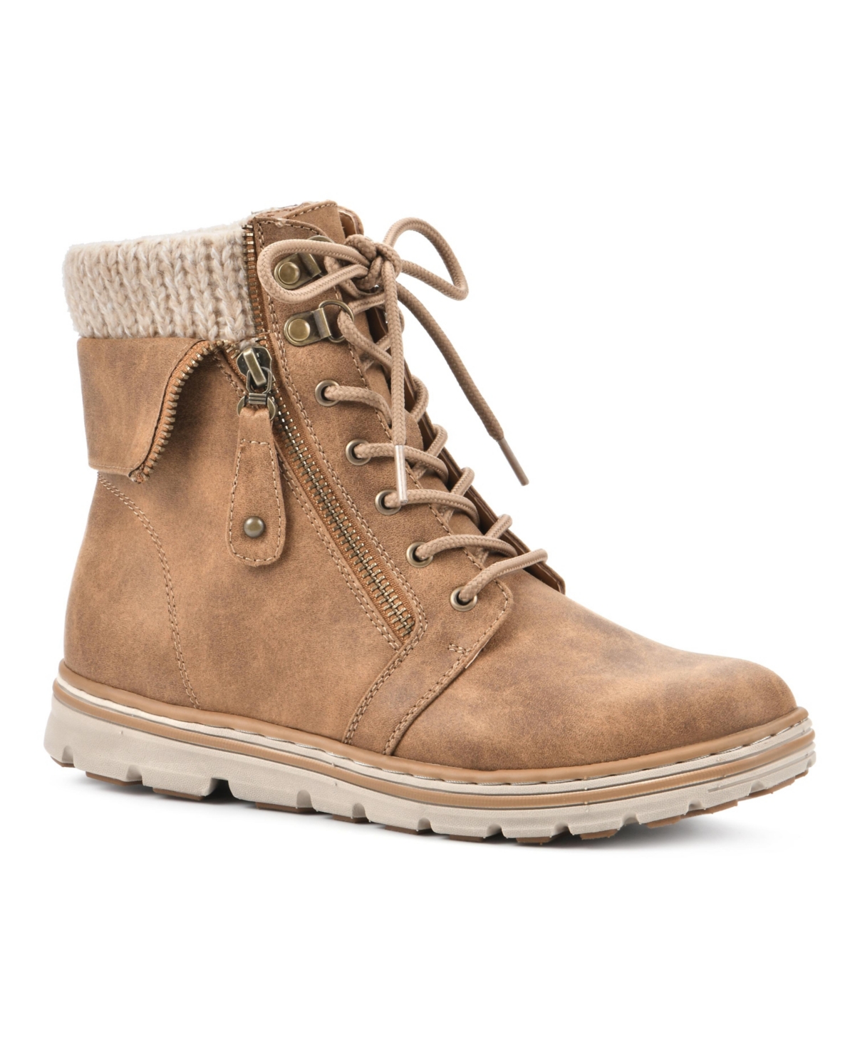 Click here for Cliffs by White Mountain Womens Kaylee Lace-Up Boo... prices