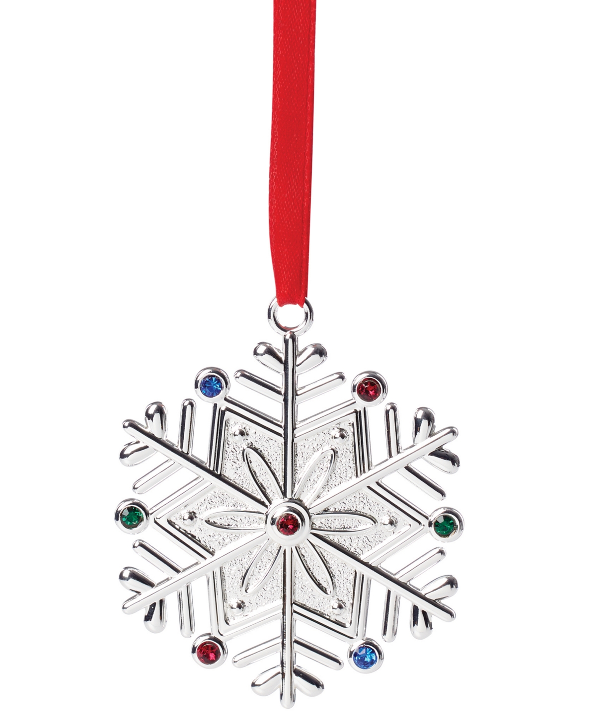 Click here for Lenox Jeweled Snowflake Ornament - Multi And Alumi... prices