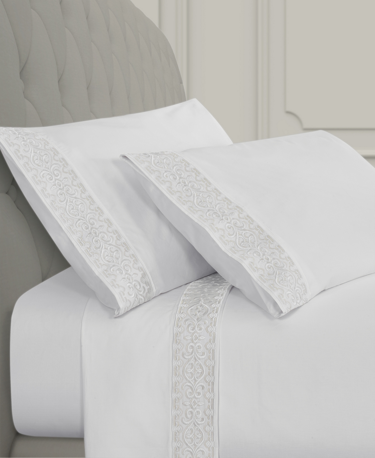 Click here for J Queen New York Majestic 4-Pc. Sheet Set  King -... prices