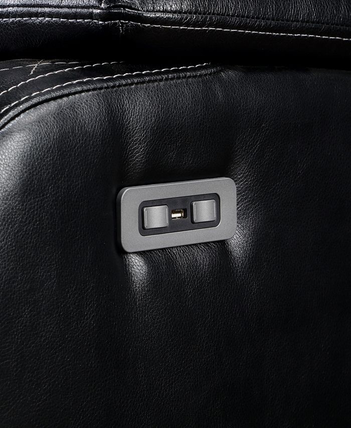 Furniture of America Cheba Power Reclining Loveseat - Macy's