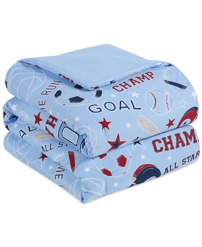 Keeco CLOSEOUT! All Star 8-Pc. Full Comforter Set, Created For Macy's ...