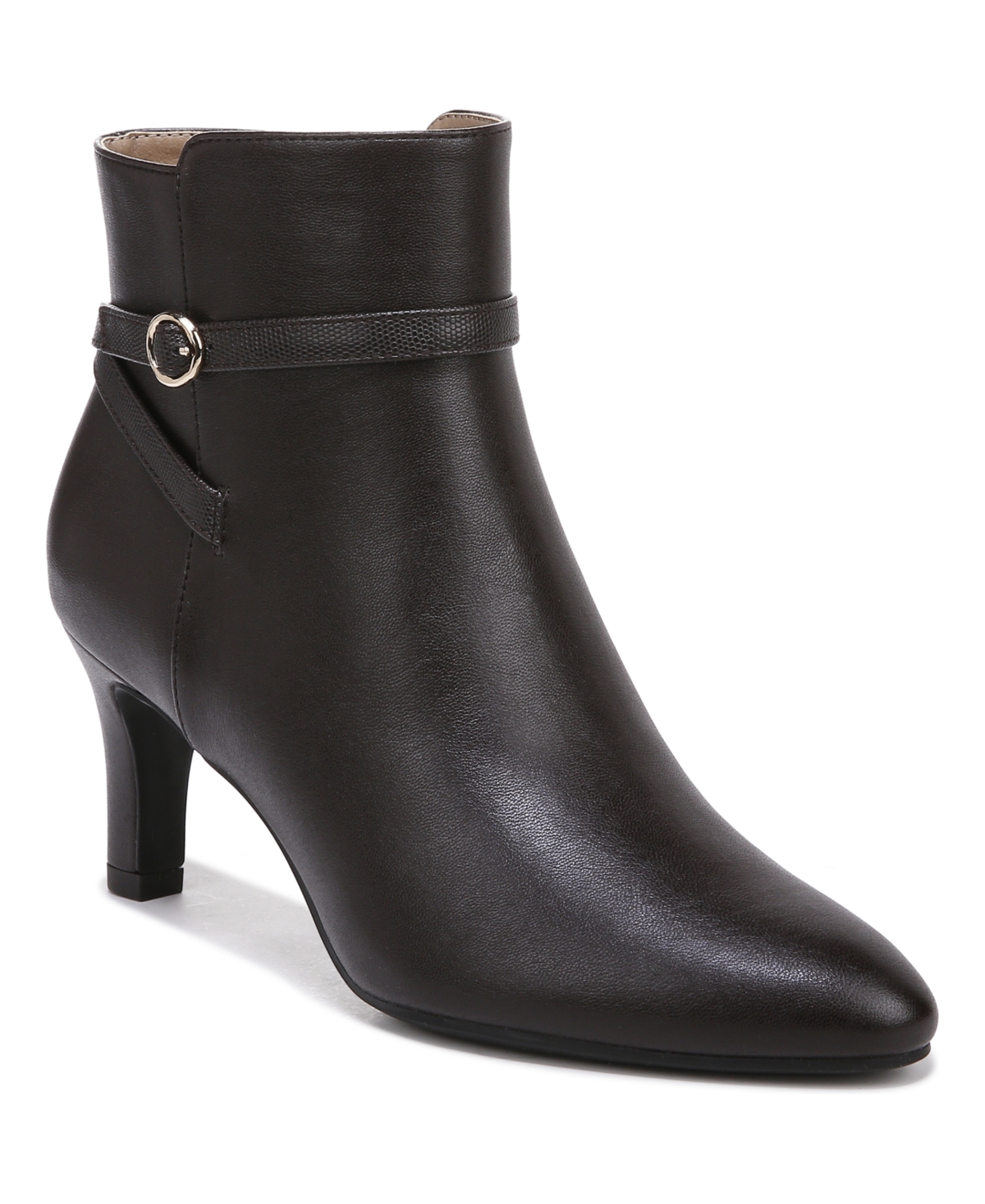 Click here for LifeStride Guild Booties - Dark Chocolate Faux Lea... prices
