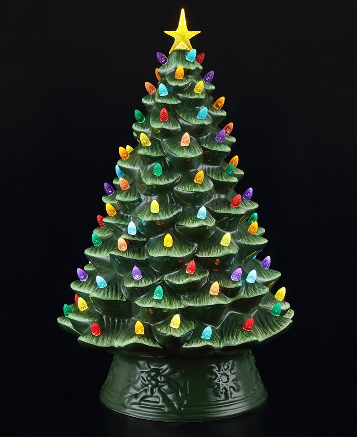 Mr. Christmas Nostalgic Tree, 18" - Macy's