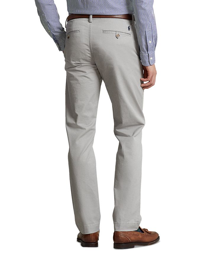 Polo Ralph Lauren Men's Stretch Straight Fit Washed Chino Pants & Reviews - Pants - Men - Macy's