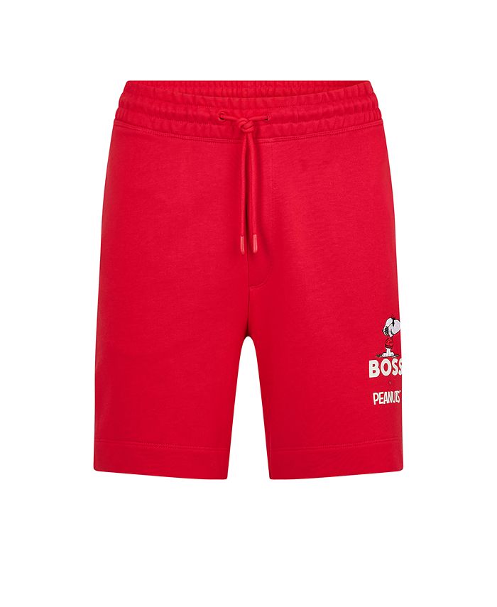 Hugo Boss BOSS x Peanuts Men's Cotton-Terry Shorts - Macy's