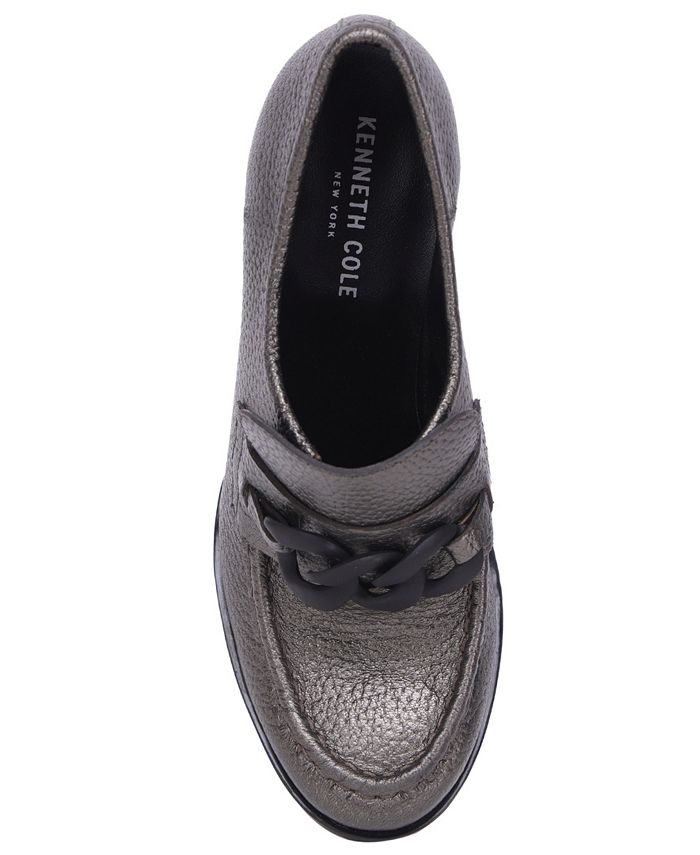 Kenneth Cole New York Women's Justin Lug High Heel Loafers - Macy's