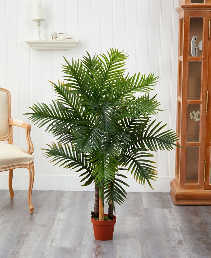 Nearly Natural 4' Areca Palm Real Touch Tree - Macy's