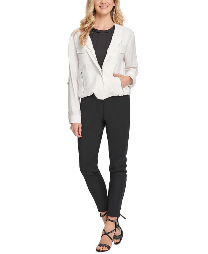 DKNY Women's Roll-Tab Jacket & Reviews - Jackets & Blazers - Women - Macy's