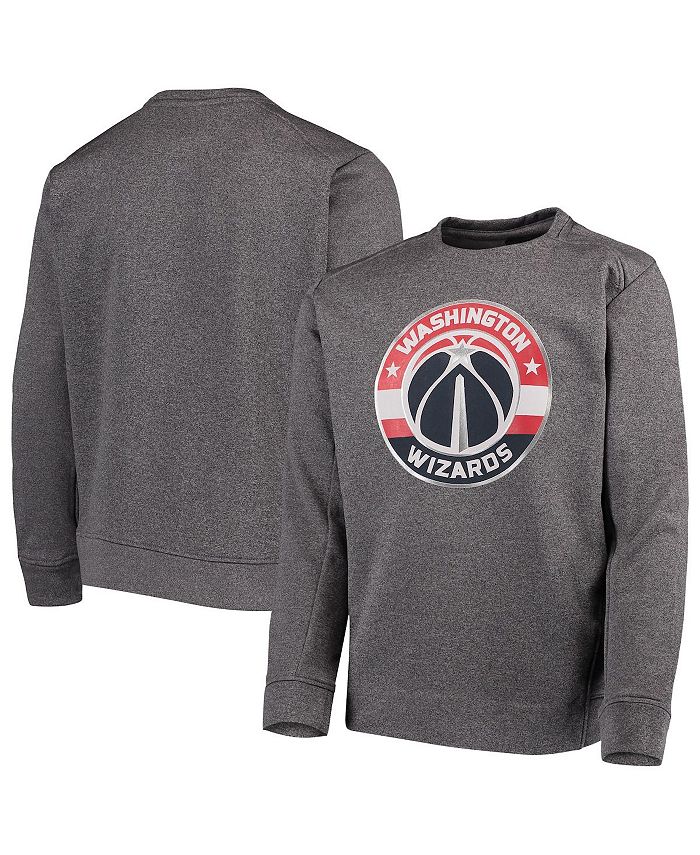 Outerstuff Big Boys Heathered Gray Washington Wizards Performance ...
