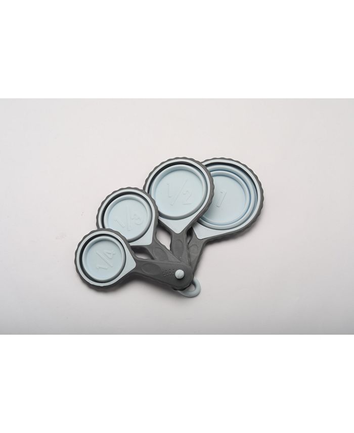 Art & Cook 4 Piece Silicone Collapsible Measuring Cups Set - Macy's