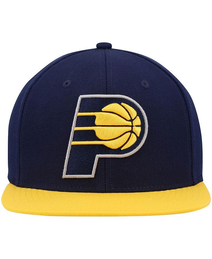 Mitchell & Ness Men's Navy, Gold Indiana Pacers Team Two-Tone 2.0 ...