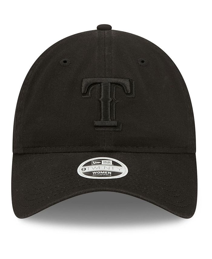 New Era Women's Texas Rangers Black on Black Core Classic II 9TWENTY ...