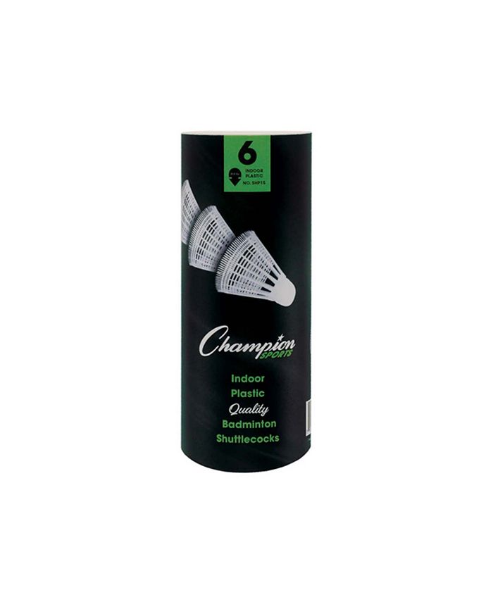Champion Sports Indoor Shuttlecocks, Pack of 6 - Macy's