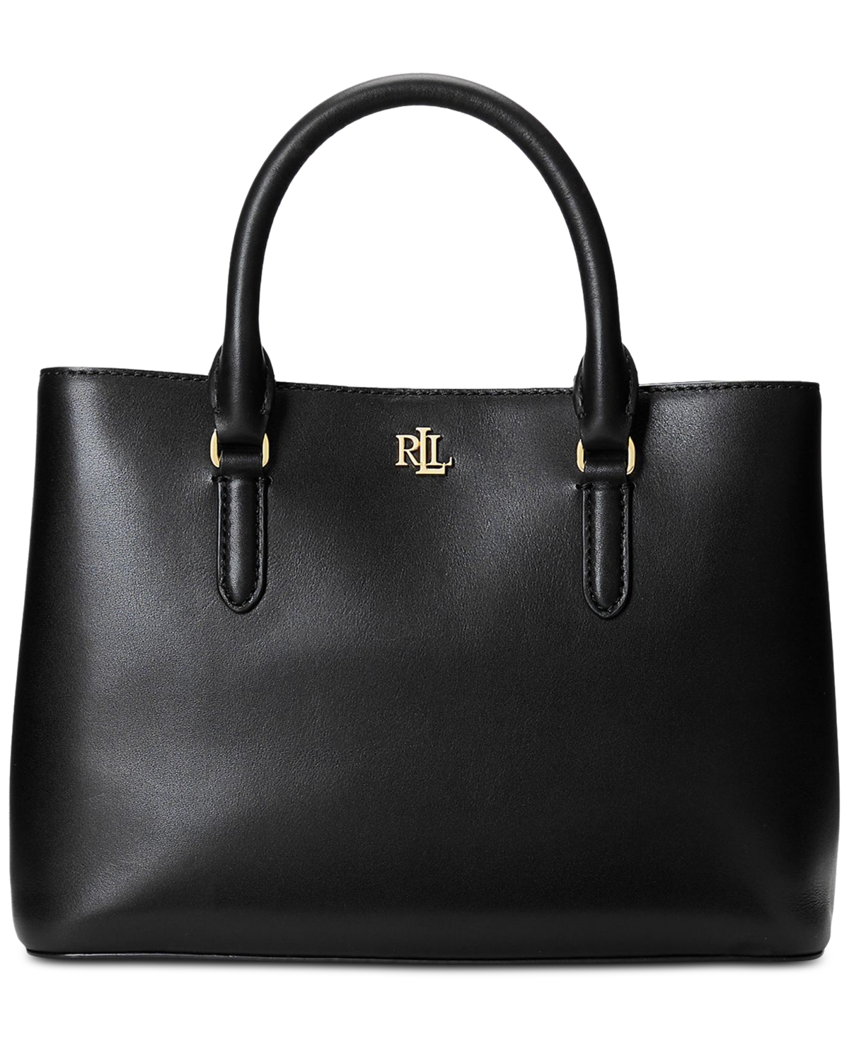 Click here for Leather Small Marcy Satchel - Black prices