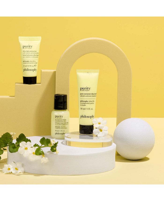 philosophy 3-Pc. Purity Made Simple Cleanse, Purify, Hydrate Mini Set ...