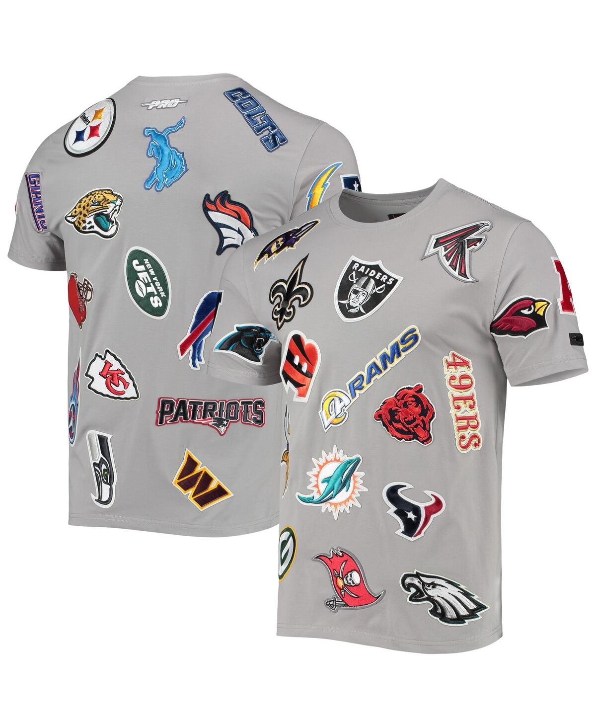Click here for Mens Pro Standard Gray Nfl League Wordmark T-shirt... prices