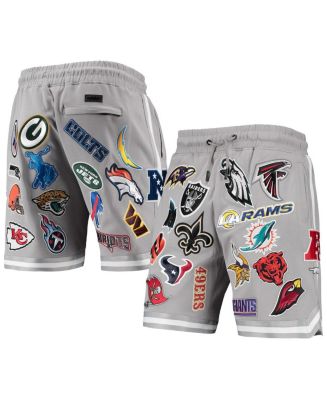 Men's Pro Standard Gray Nfl Pro League Allover Shorts - Macy's