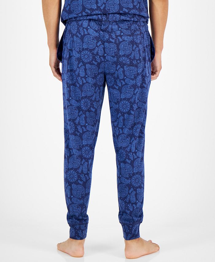 Sun + Stone Men's Bandana-Print Pajama Joggers, Created for Macy's - Macy's
