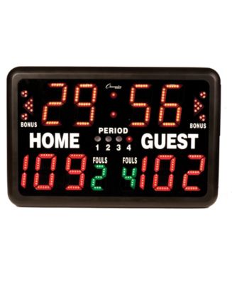 Champion Sports Multi-Sport Indoor Tabletop Electronic Scoreboard, 24 ...