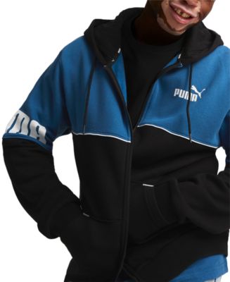 Puma Men's Colorblocked Logo Fleece Hoodie - Macy's