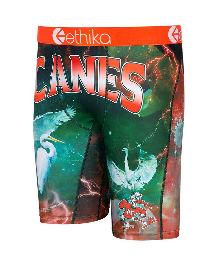 Ethika Youth Boys Green and Orange Miami Hurricanes Collegiate Spirit ...