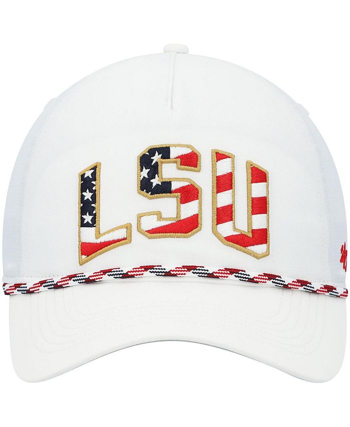 '47 Brand Men's '47 White LSU Tigers Stars and Stripes Flag Flutter ...