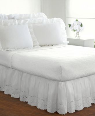 Click here for Fresh Ideas Ruffled Eyelet 14 Drop Bedskirts prices