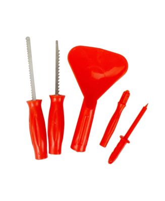 Pumpkin 5 Piece Carving Set, 10.25" - Macy's