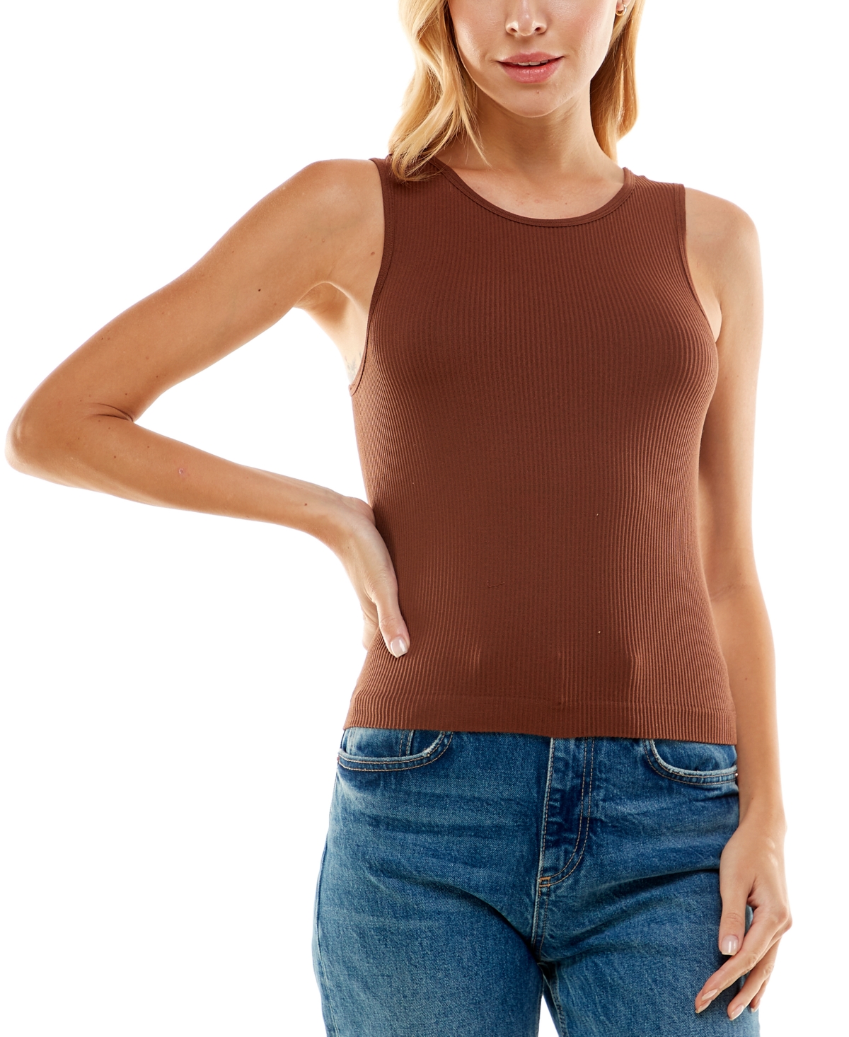 Ultra Flirt Juniors' Seamless Ribbed Tank | Smart Closet