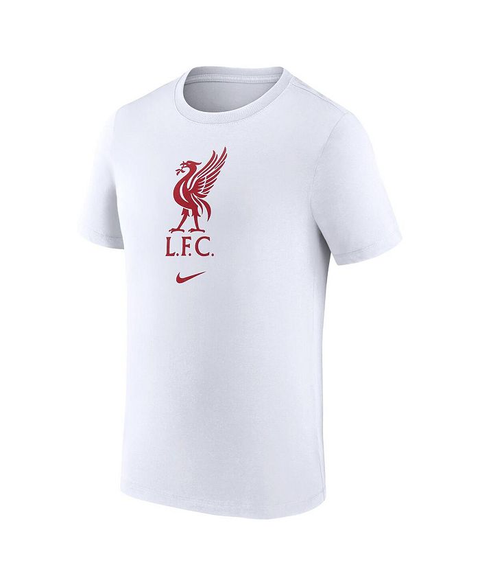 Nike Big Boys White Liverpool Team Crest T-shirt - Macy's