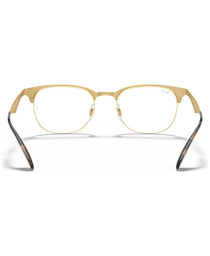 Ray-Ban RX6346 Unisex Square Eyeglasses - Macy's