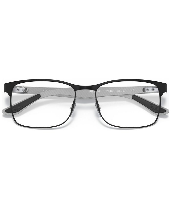 Ray-Ban RX8416 Men's Square Eyeglasses - Macy's