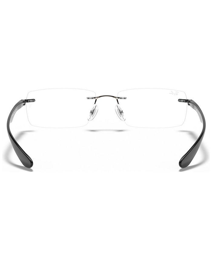 Ray-Ban RB8724 Unisex Rectangle Eyeglasses - Macy's