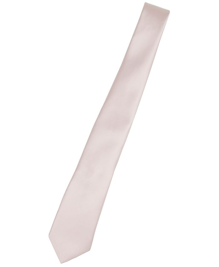 ConStruct Men's Satin Solid Extra Long Tie - Macy's