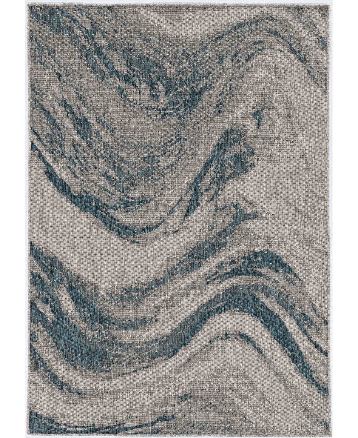 Click here for Kas Provo 5765 53 x 77 Outdoor Area Rug - Gray  Te... prices