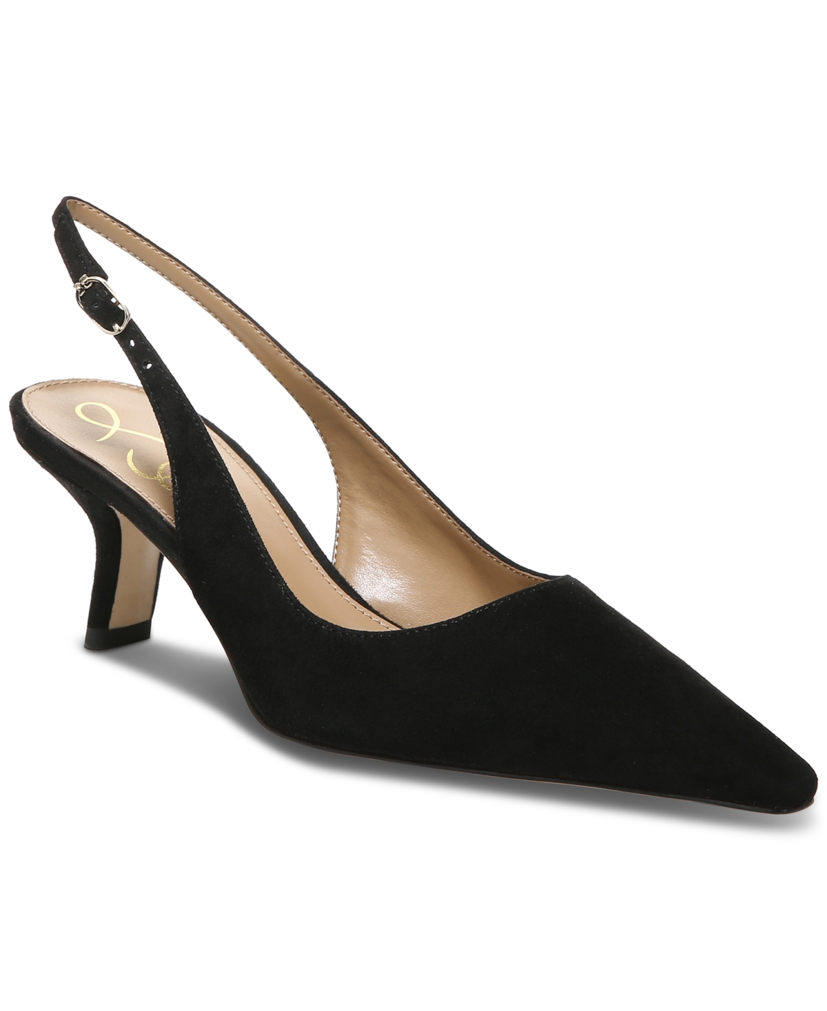 Click here for Sam Edelman Womens Bianka Slingback Kitten-Heel Pu... prices