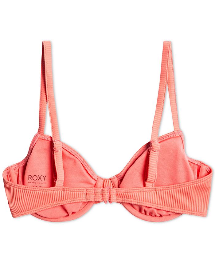 Roxy Juniors' Ribbed Roxy Love Bikini Top & Reviews - Swimsuits & Cover ...
