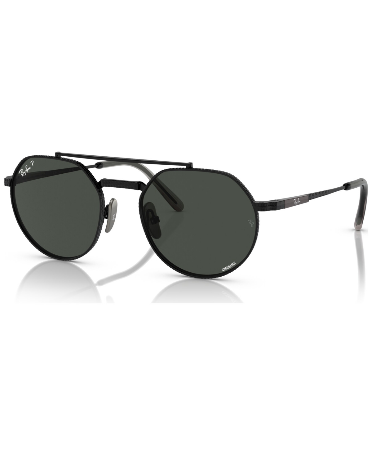 Click here for Ray-Ban Unisex Jack Ii Titanium Polarized Sunglass... prices