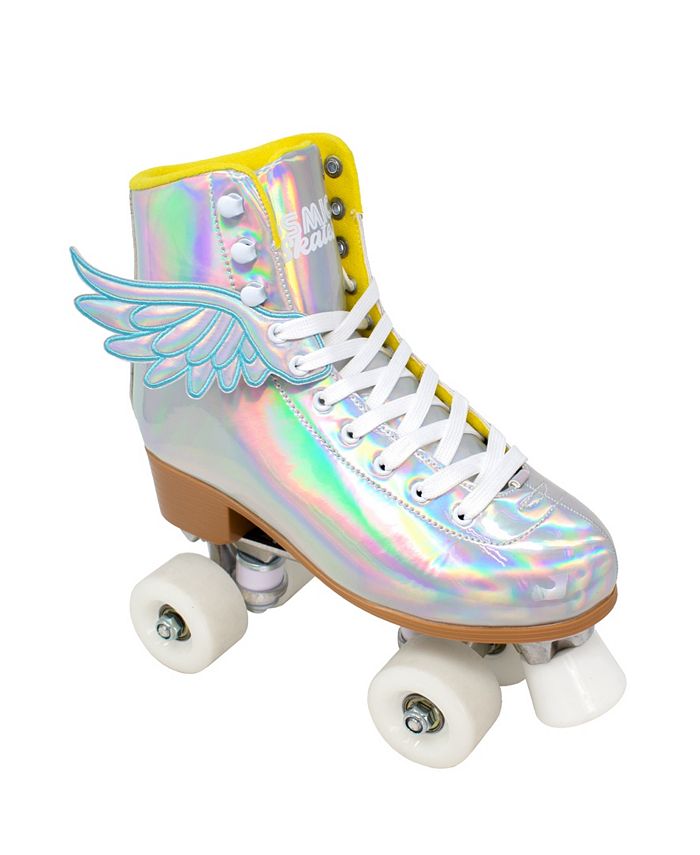 Cosmic Skates Women's Angel Wing 2 Piece Roller Skates Shoes Set - Macy's
