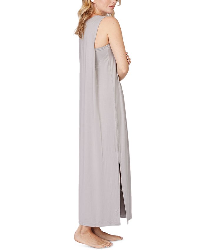 Pure Fiber Pleated Back Drape Dress - Macy's