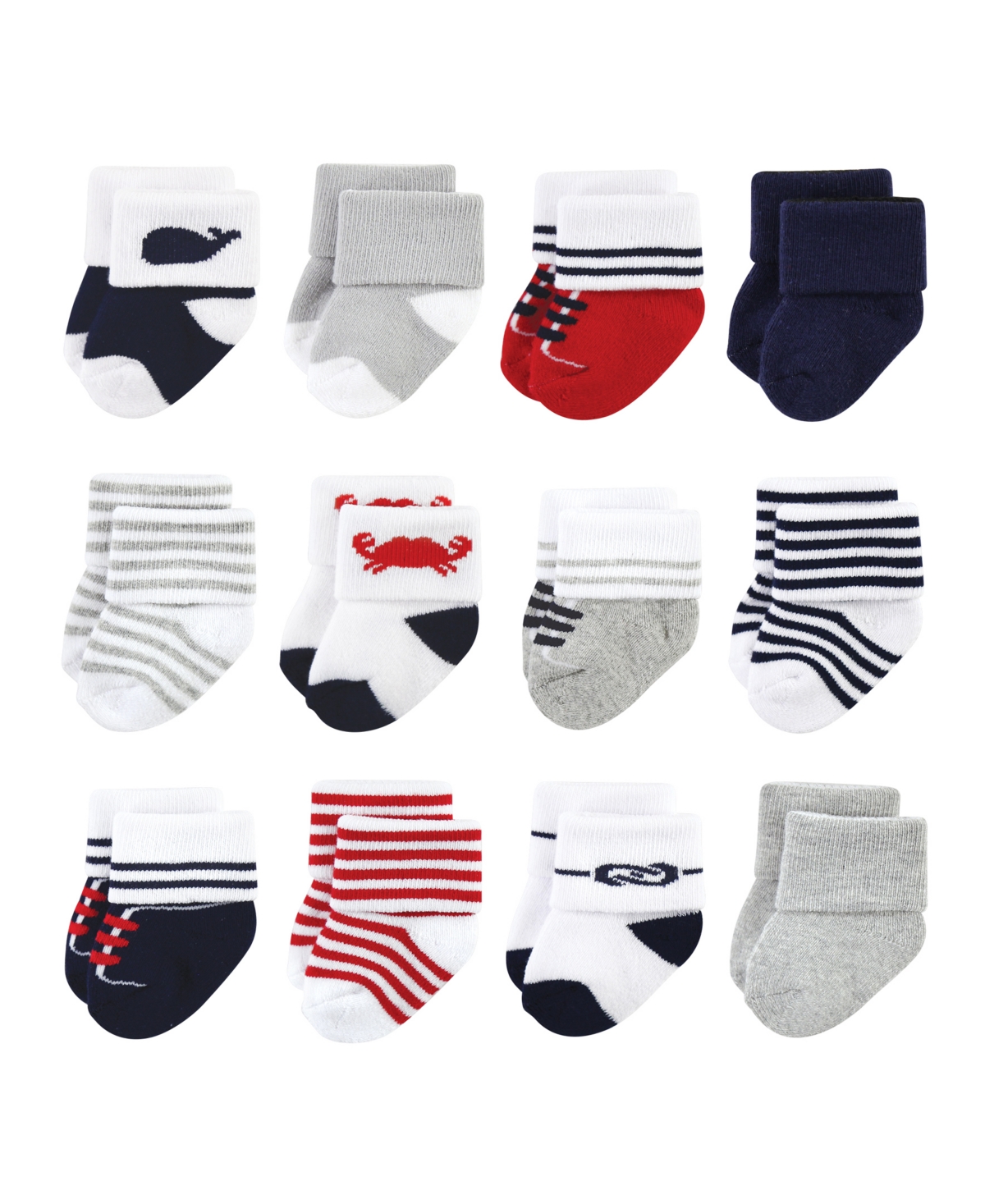 Click here for Luvable Friends Baby Boys Plush Cotton Terry Sock... prices