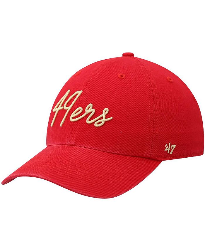 '47 Brand Women's '47 Scarlet San Francisco 49ers Logo Vocal Clean Up ...