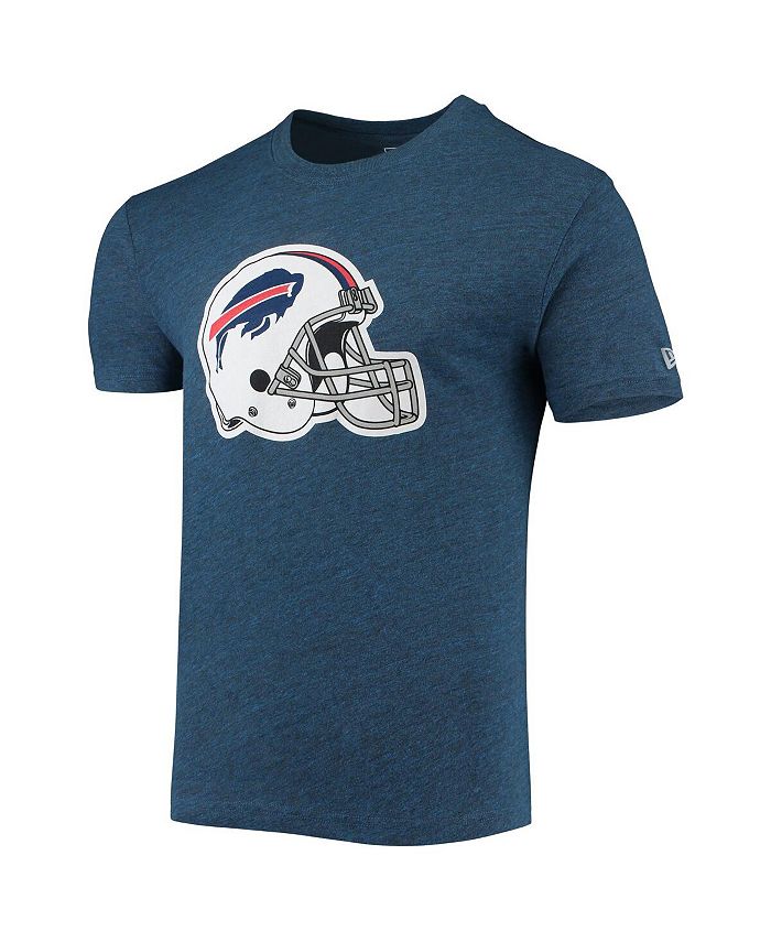 New Era Men's Heathered Royal Buffalo Bills Helmet Logo Tri-Blend T ...