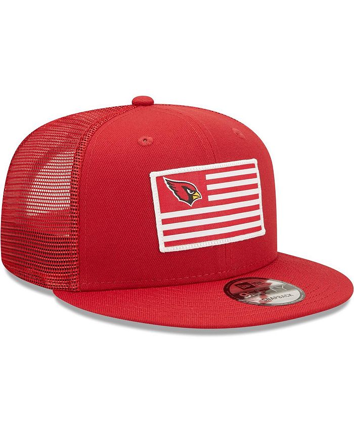 New Era Men's Cardinal Arizona Cardinals Republic Redux 9FIFTY Snapback ...