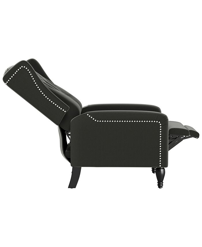 Handy Living Feigin Wingback Pushback Recliner Chairs, Set of 2 - Macy's