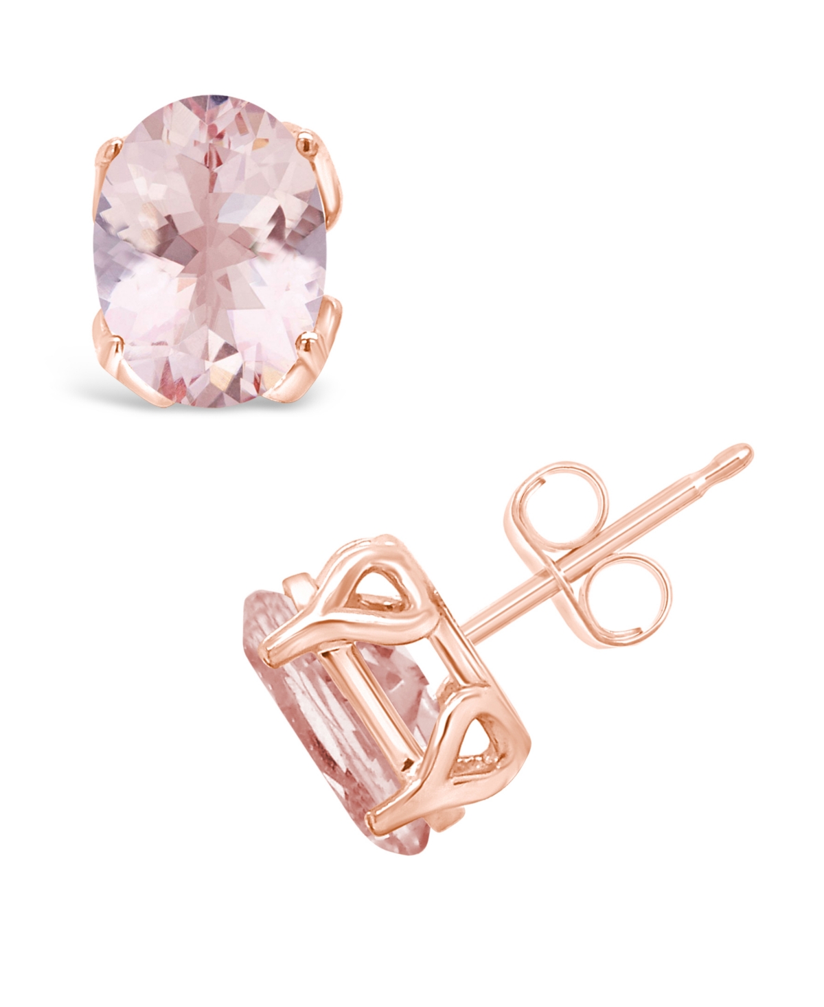 Click here for Macys Morganite (2-1/3 ct. t.w.) Stud Earrings in... prices